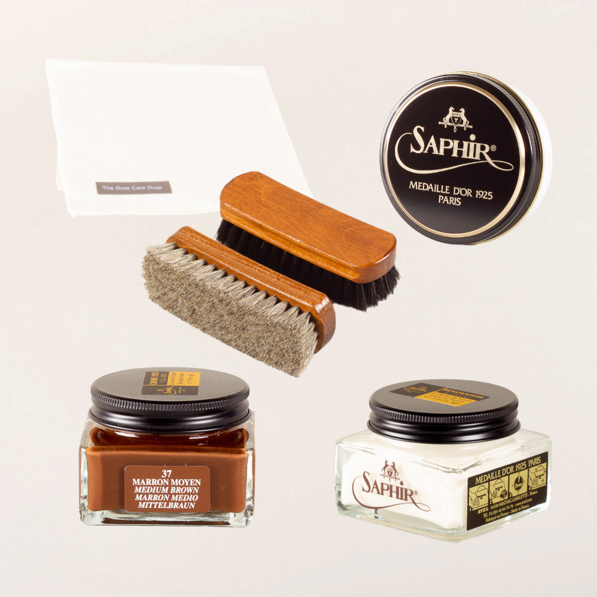 Saphir Médaille d'Or Beginner's shoe care set